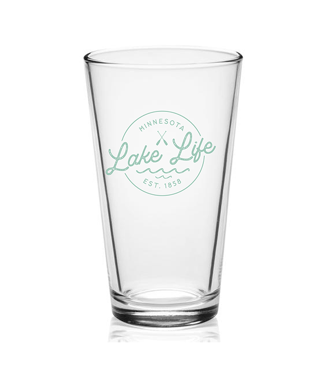 Lake Life Pint Glass | Northern Print Co.