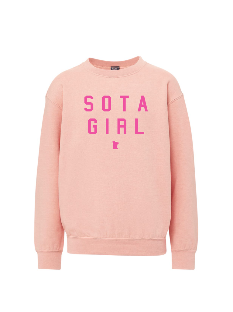 Youth Sota Girl Crew [puff logo] | Northern Print Co.